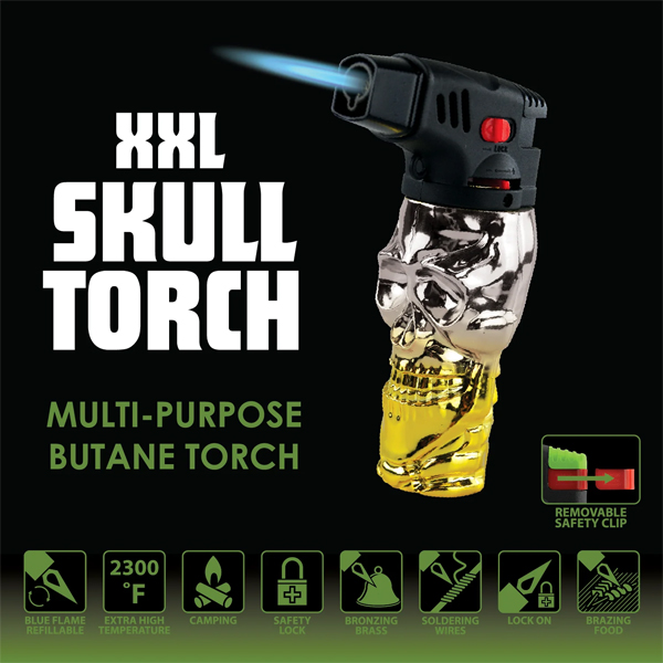 Metal Skull Torch – Surprises GiGi